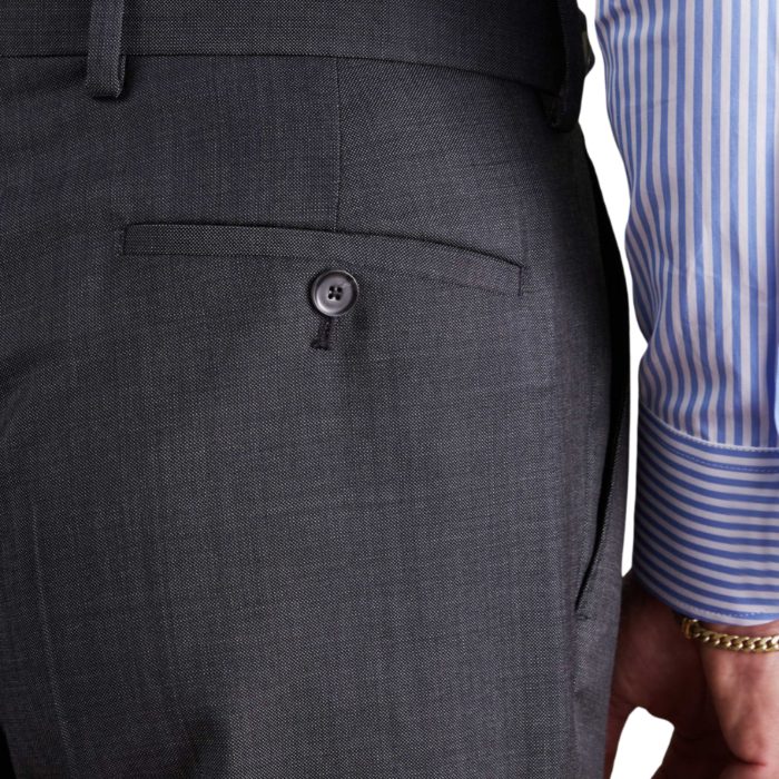 Richard James Mayfair Wilder Pindot Charcoal Suit | Menswear Online