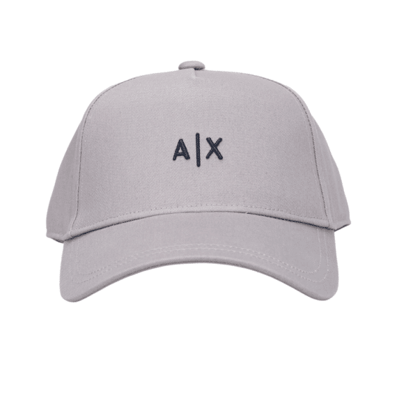 Armani Exchange AX Logo Grey Baseball Cap | Menswear Online