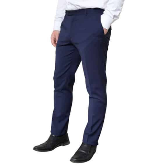 Benetti Peter Tailored Fit Ink Trousers | Menswear Online