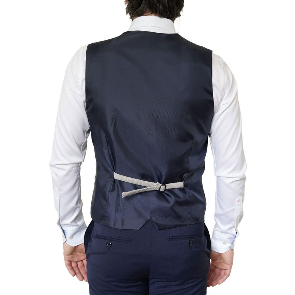 Benetti Simon Tailored Fit Beige Waistcoat | Menswear Online