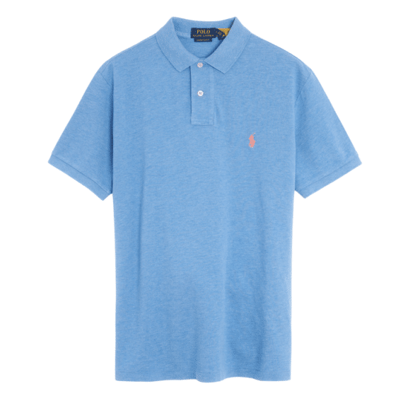 Polo Ralph Lauren Light Blue Polo Shirt Classic | Menswear Online