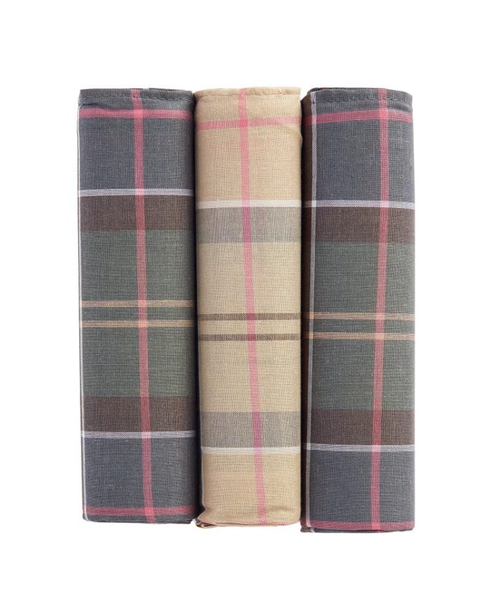 BARBOUR HANDKERCHIEF GIFT BOX SET | Menswear Online