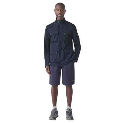 BELSTAFF Outline Ripple Shell Navy Jacket | Menswear Online