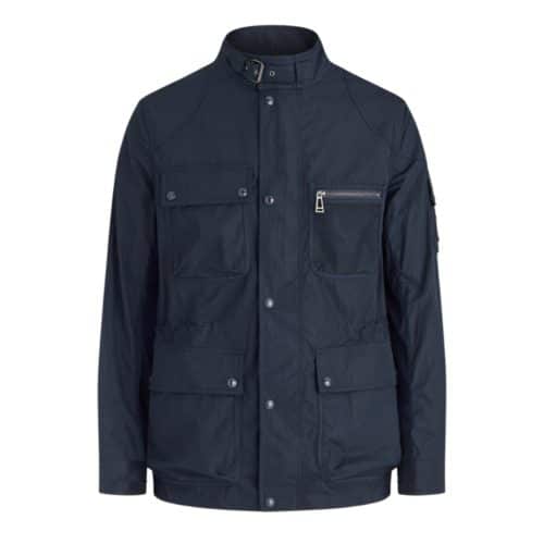 BELSTAFF Outline Ripple Shell Navy Jacket | Menswear Online