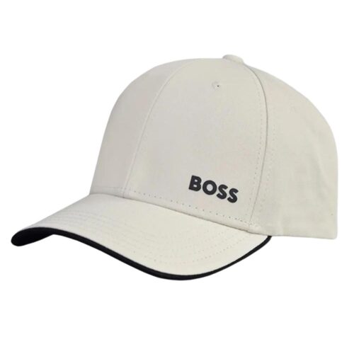 BOSS Beige Baseball Cap | Menswear Online