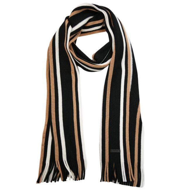 BOSS Signature Colour Stripe Scarf | Menswear Online