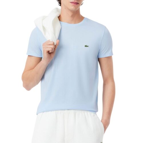 Lacoste Light Blue Regular Fit T-Shirt | Menswear Online