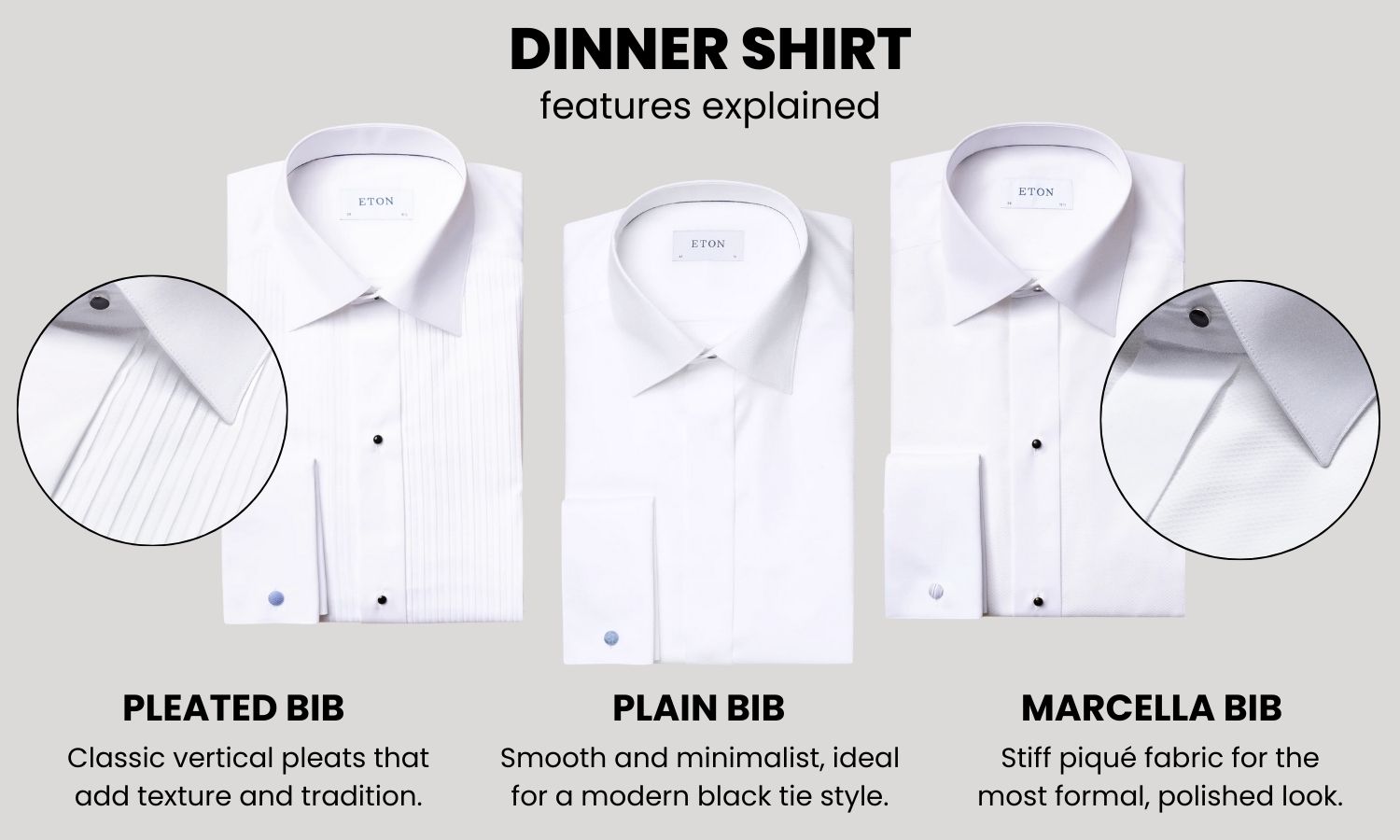 How To Choose The Perfect Dinner Shirt For Black Tie Events
