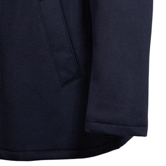 BUGATTI Navy Wool Blend Coat With Detachable Quilt Insert | Menswear Online