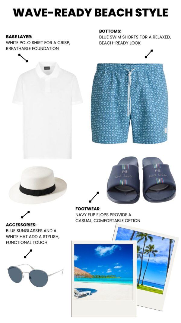 Beach Outfit Ideas For Men: Relaxed Summer Outfits, Coastal Style ...